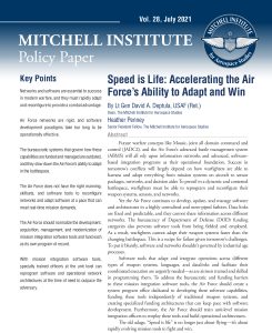 Speed is Life: Accelerating the Air Force’s Ability to Adapt and Win