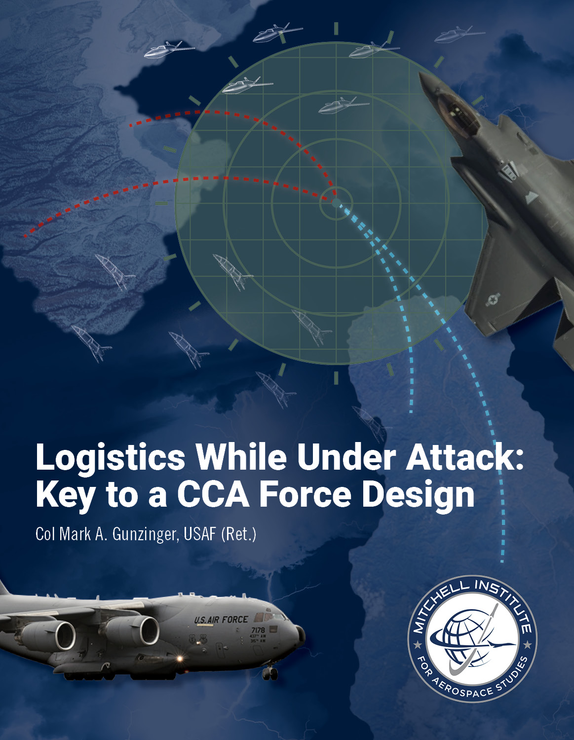 Logistics While Under Attack: Key to a CCA Force Design